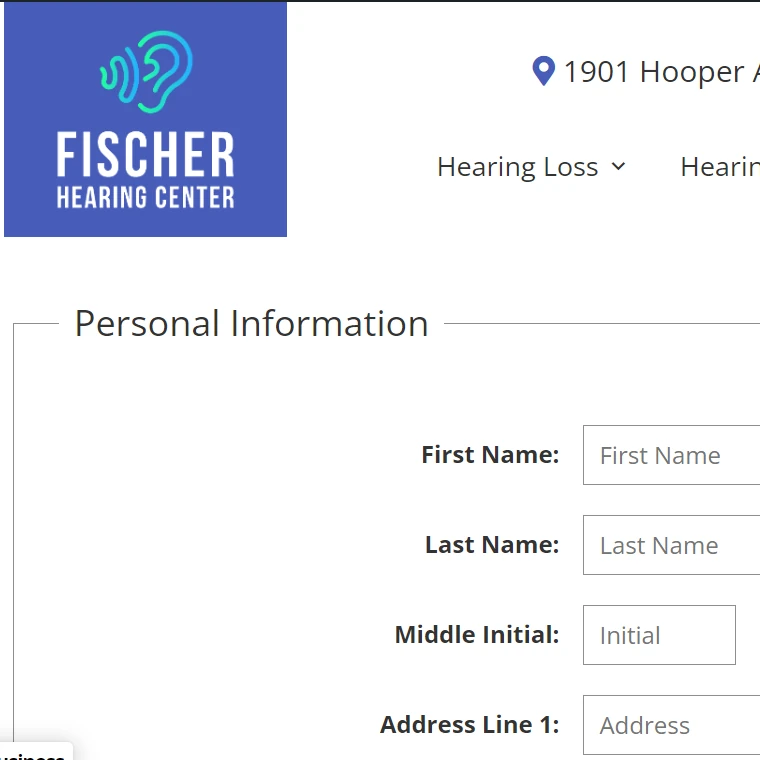 Fischer Hearing Center - Client Intake Form